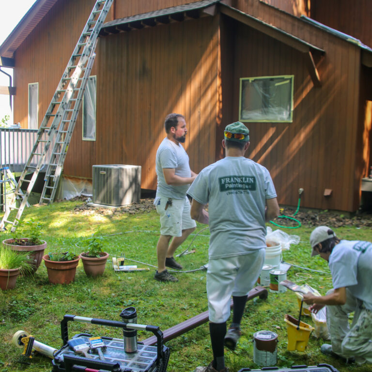 What to Do Outside Before Exterior Painters Arrive - Franklin Painting LLC